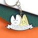 Funny Cheese Keyring, Cheese, Keychain, Anniversary Gift, Husband Gift ...