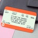 Personalised Train Ticket Wallet Insert Personalised Train - Etsy
