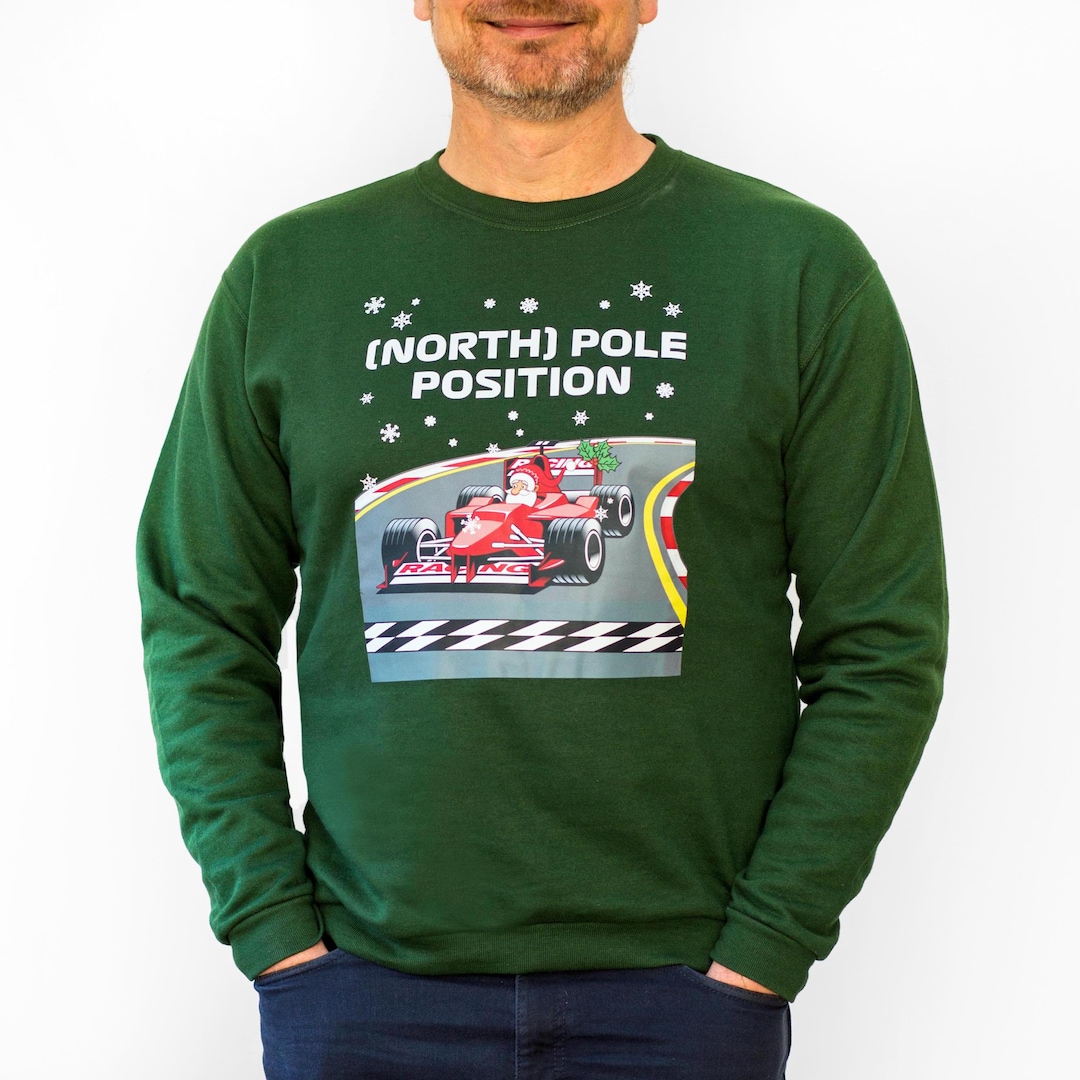 Funny Formula 1 Christmas Jumper, Motorsport Christmas Sweater, Unisex ...