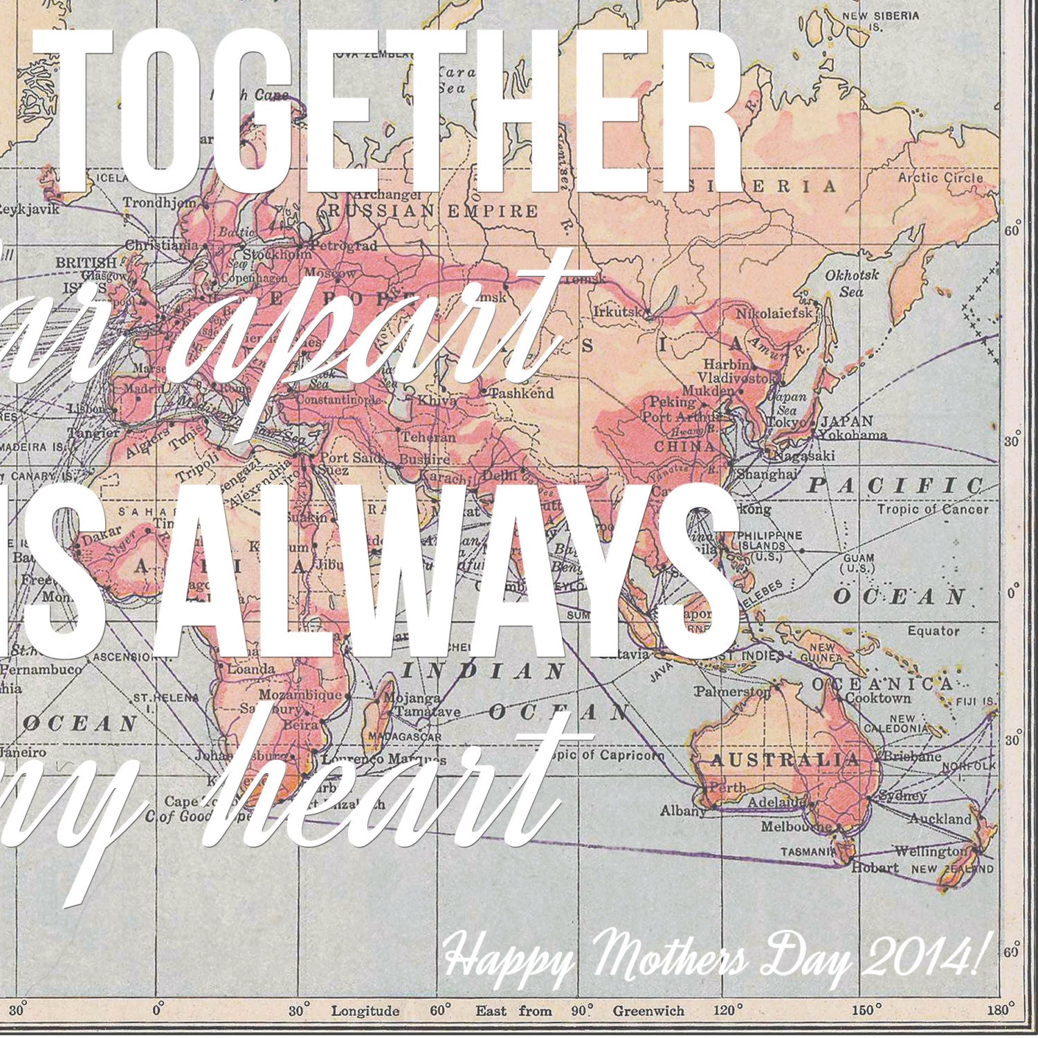 Personalised Mom Print, Mom Quote, Gift for Mom, World Map Print, Map ...