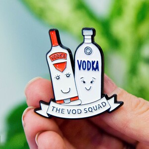 Vodka Enamel Pin, Vodka Pin, Best Friend Gift, Friendship Pin, Vodka ...