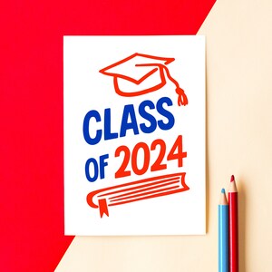Class of 2024 Graduation Card, Card for Graduate, Graduation Card ...