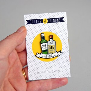Gin It Together Friendship Enamel Pin, Gin Pin, Best Friend Gift ...