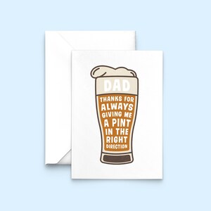 Funny Beer Card for Dad, Dad Birthday Card, Beer Loving Dad, Beer ...