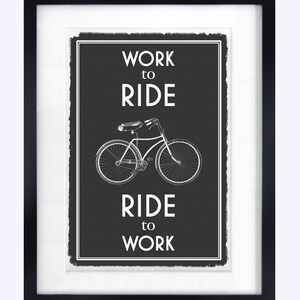 Bicycle Print, Quote Print, Art Print, Bike Poster, Cyclist, Black and ...