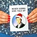 Funny Rick Astley Christmas Card, 80's Christmas Card, Rickroll, Funny ...