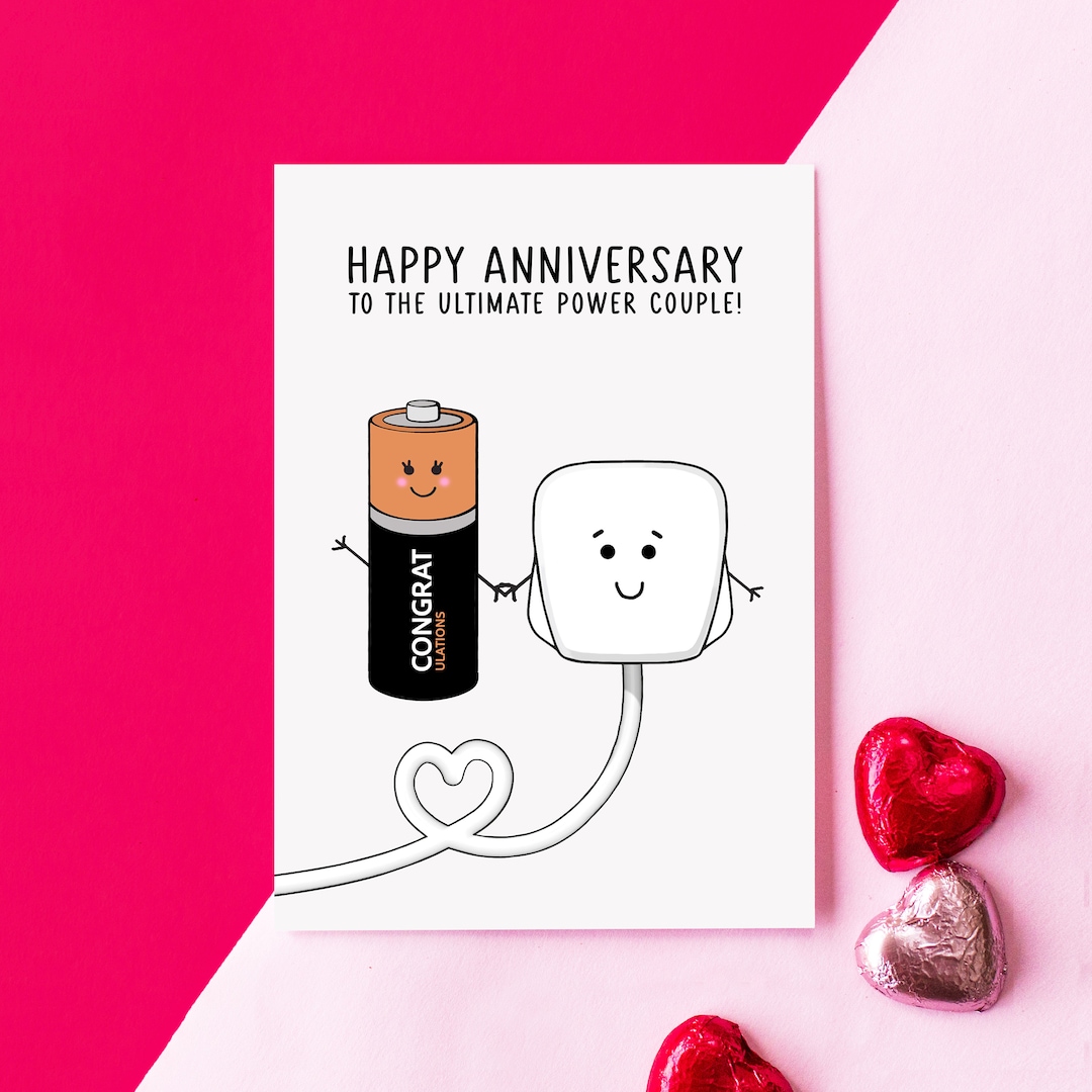 Funny Anniversary Card for a Couple, Couple Anniversary Card, Humorous ...