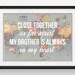 Brothers Print, Long Distance, World Map Print, Gift for Brother ...