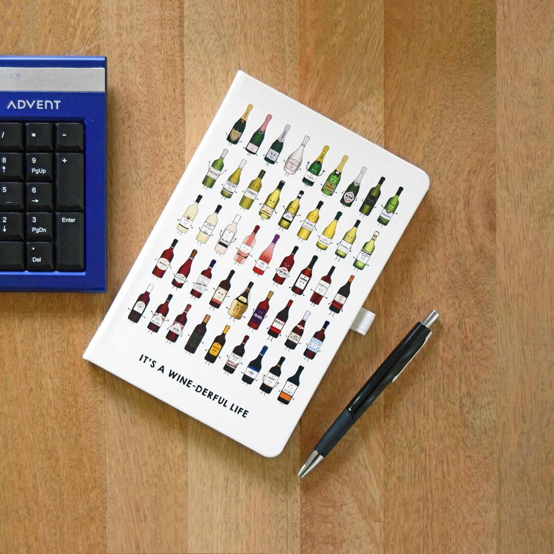 Funny Wine Notebook, Wine Lover Gift, Hardback Notebook, Wine Journal ...