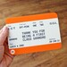Personalised Train Ticket Card for Grandad, Card for Grandad, Father's ...
