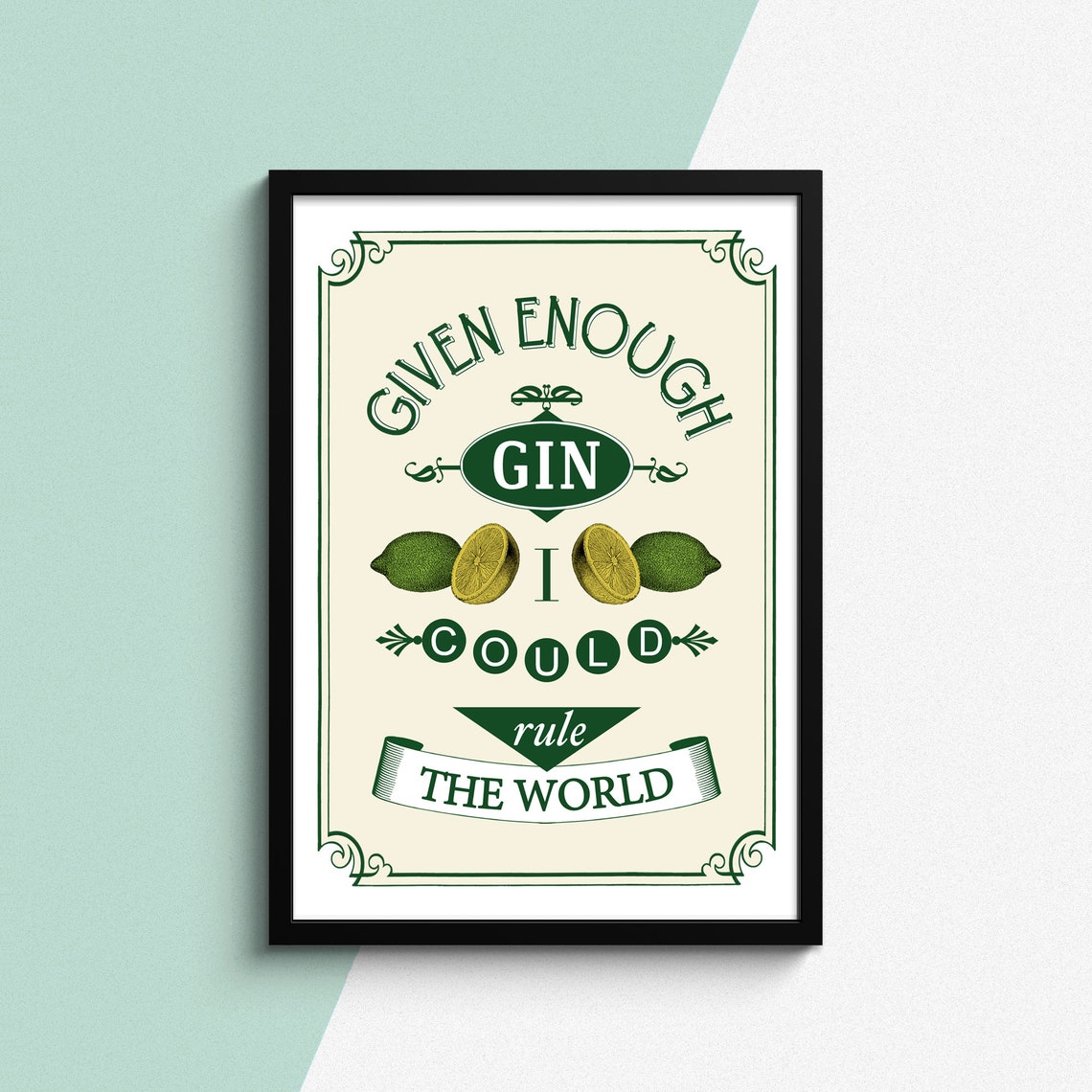 Funny Gin Quote Print Gin Quote Gin and Tonic Gin Gin - Etsy