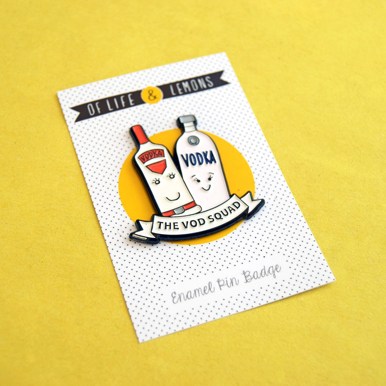 Vodka Enamel Pin, Vodka Pin, Best Friend Gift, Friendship Pin, Vodka ...