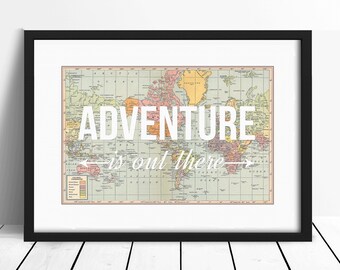 Adventure is Out There - Etsy