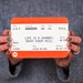 Personalised Train Ticket Birthday Card, Train Ticket, Birthday Card ...