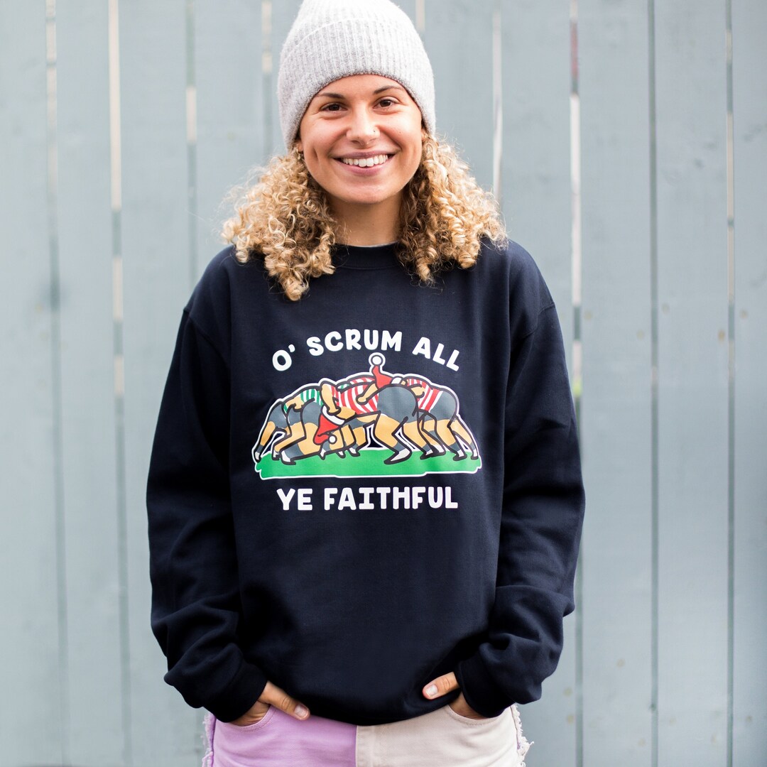 Funny Rugby Christmas Jumper, Rugby Sweater, Unisex Christmas Sweater ...