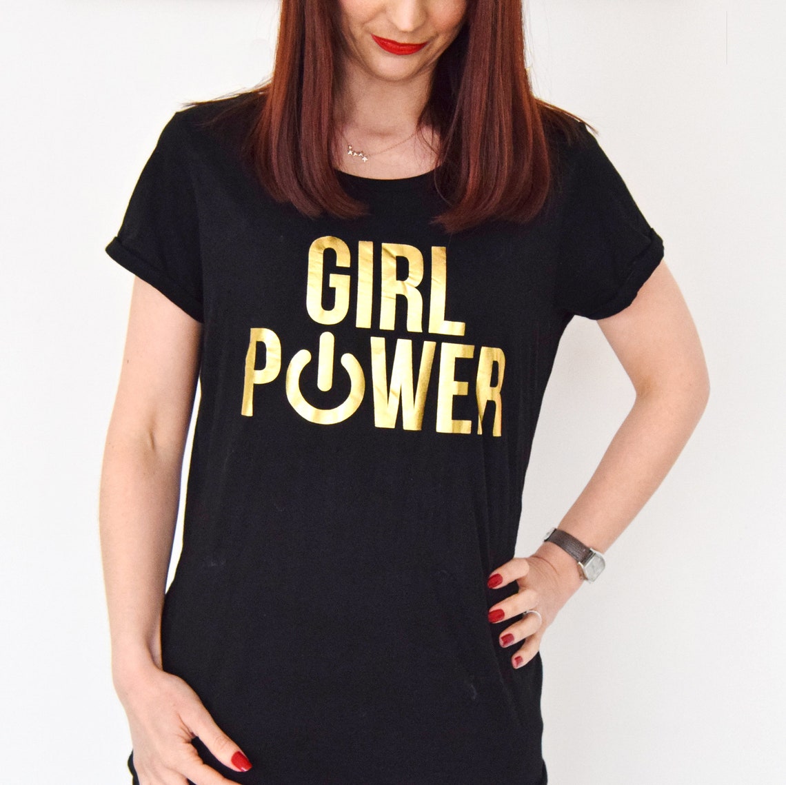 Girl Power Womens T-shirt Girl Power Women's T-shirt - Etsy UK