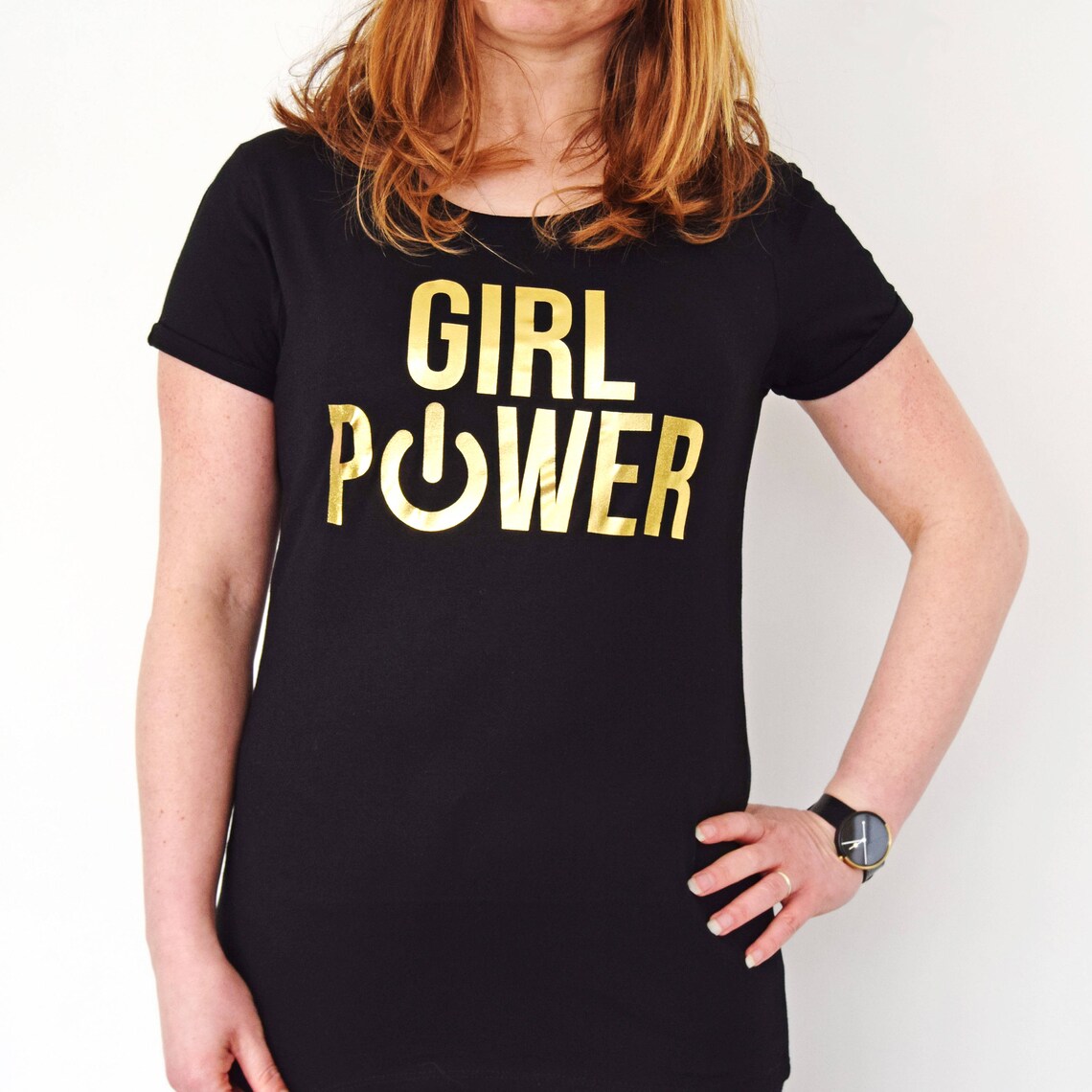 Girl Power Womens T-shirt, Girl Power, Women's T-shirt, Grl Pwr ...