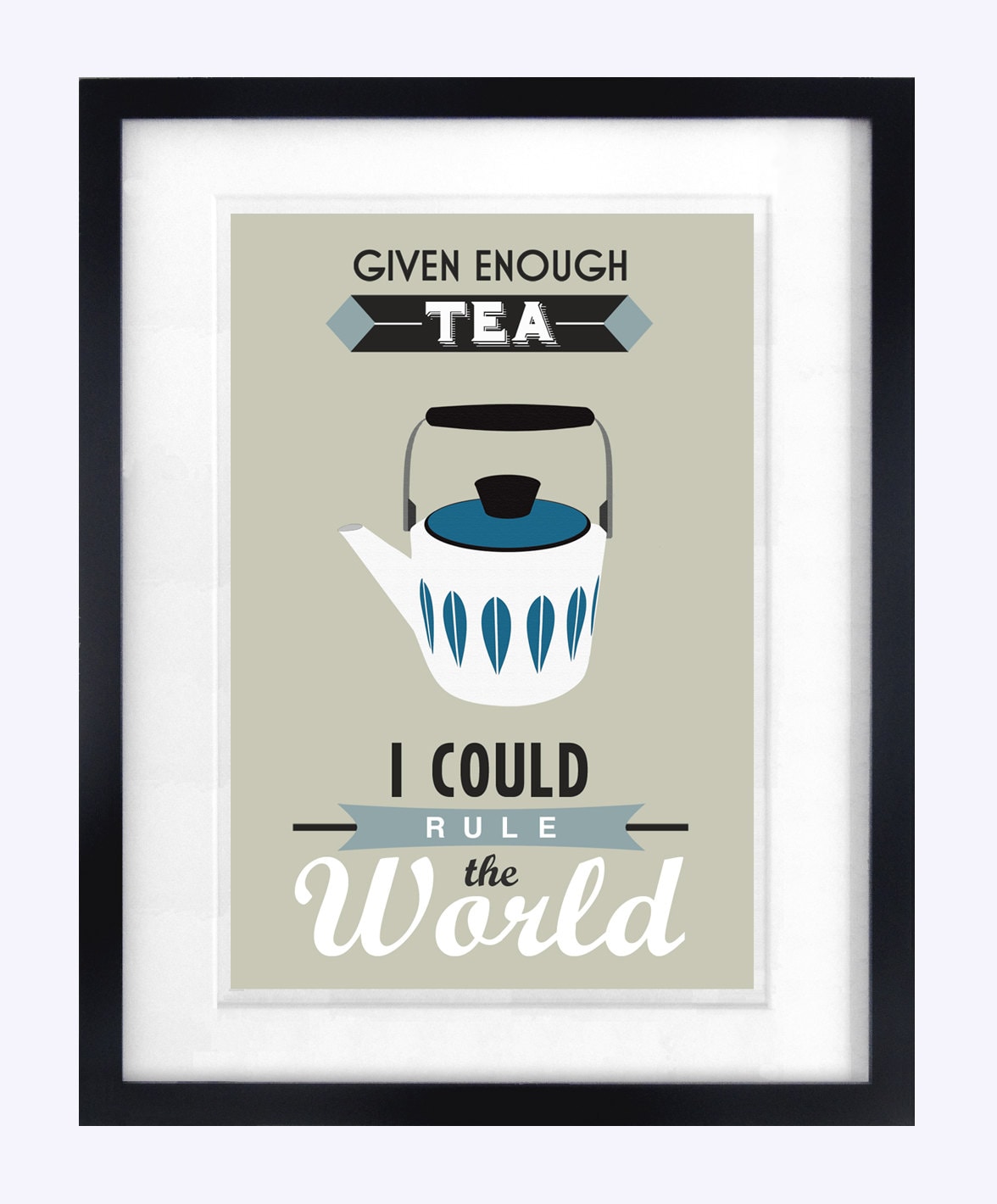 Tea Kitchen Art Tea Poster Tea Print Retro Tea Print Tea | Etsy