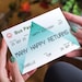 Personalised Bus Ticket Birthday Card, Custom Birthday Card ...
