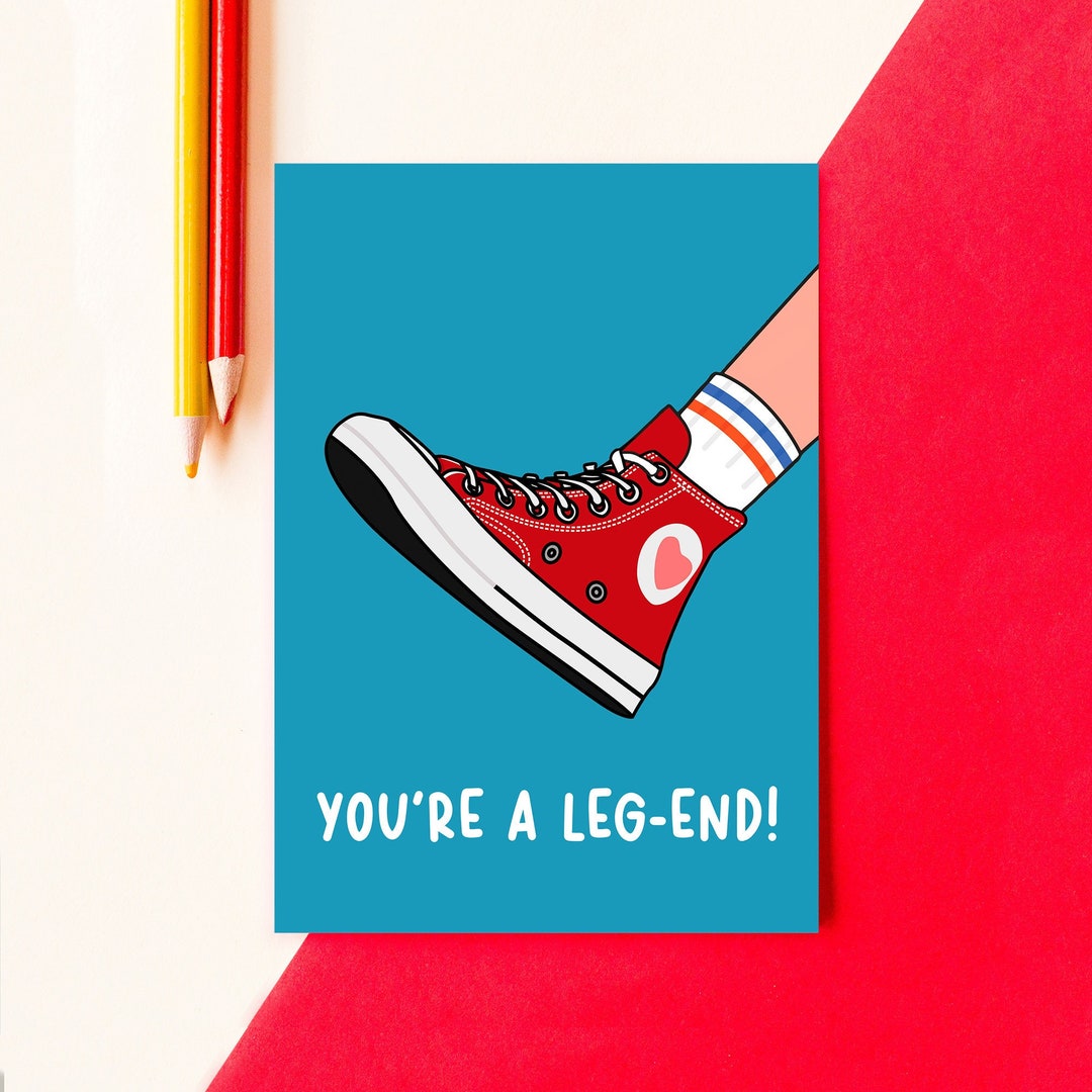 You're A Legend Thank You Card Encouragement Card Funny - Etsy