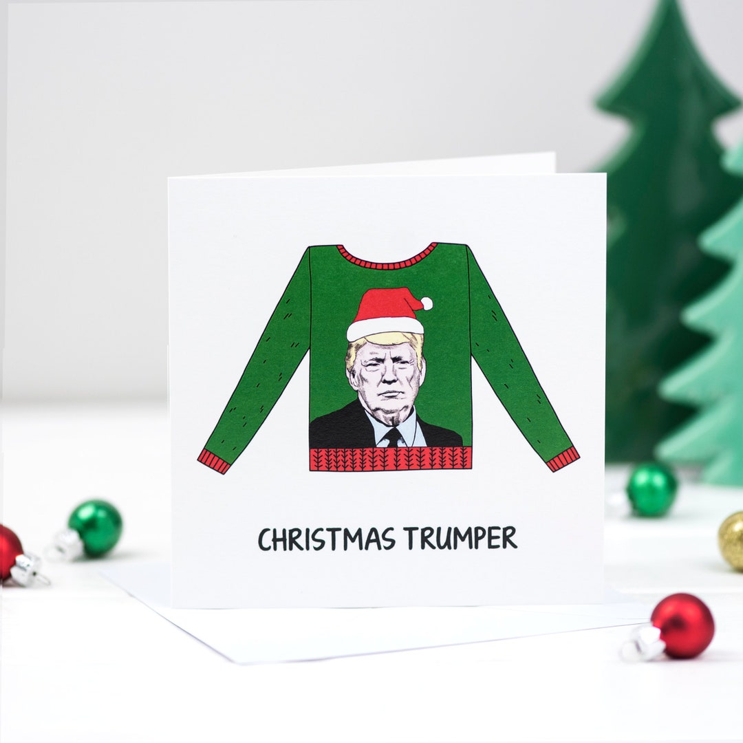 Donald Trump Christmas Card, Funny Holiday Card, Funny Christmas Card ...
