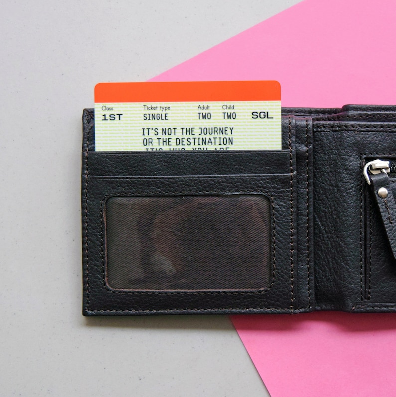 Personalised Train Ticket Wallet Insert Personalised Train - Etsy UK