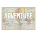 World Map Poster, Adventure is Out There, Map of World Print, Nursery ...