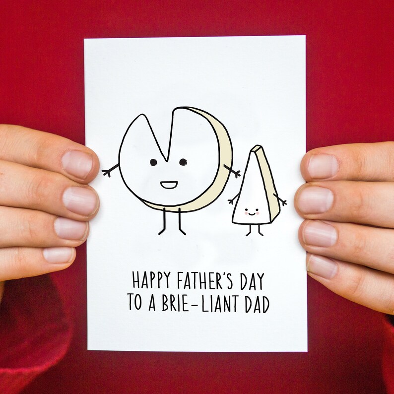 Funny Cheese Father's Day Card, Card for Dad, Cheese Pun Father's Day ...