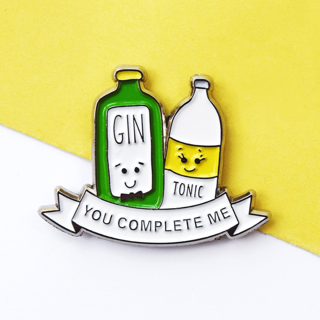 Enamel Gin Pin Gin Pin Best Friend Gift Gin Lover Gift Gin - Etsy UK