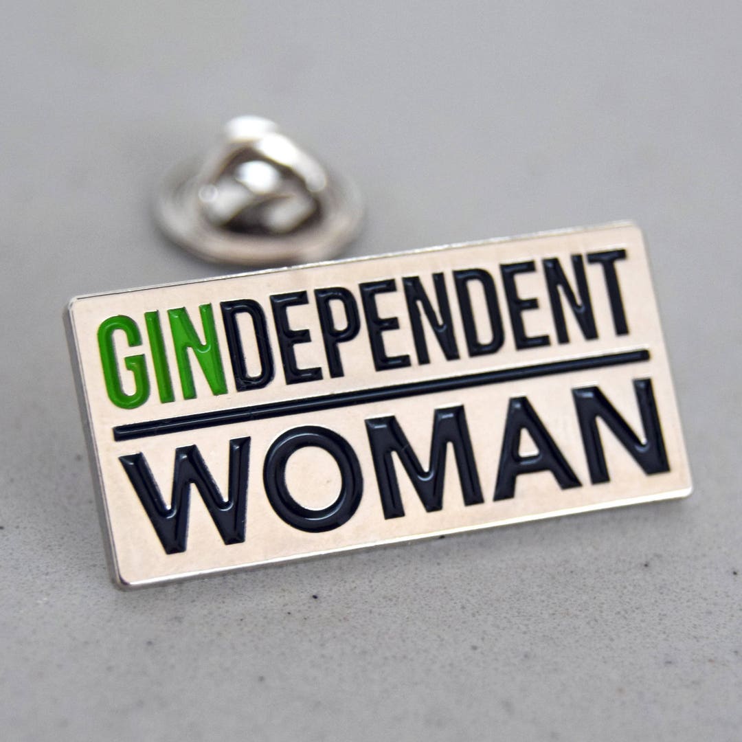 Funny Gin Enamel Pin Badge, Gin Pin, Enamel Pin, Enamel Badge, Gin ...