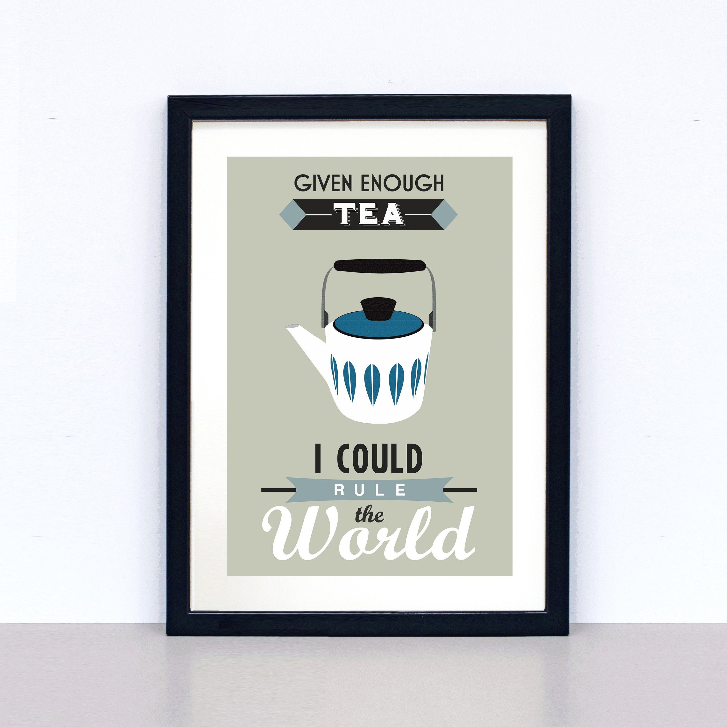 Tea Kitchen Art Tea Poster Tea Print Retro Tea Print Tea - Etsy UK