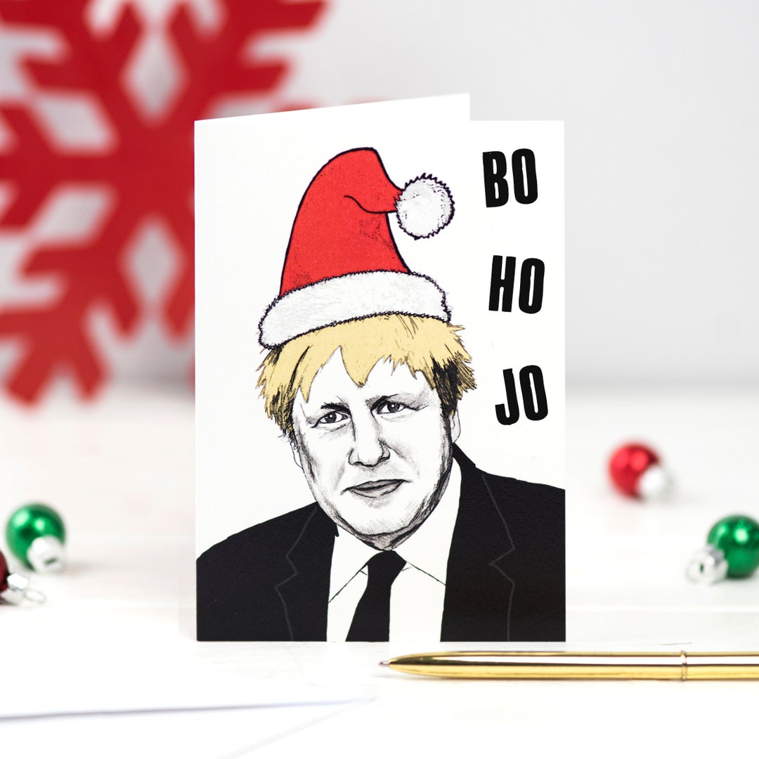 Funny Boris Christmas Card, Boris Johnson, Funny Christmas Card, Brexit ...