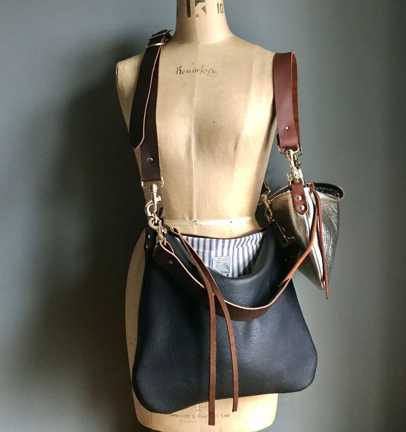 Brown Leather Bag Brown Dumpling Handbag - Etsy