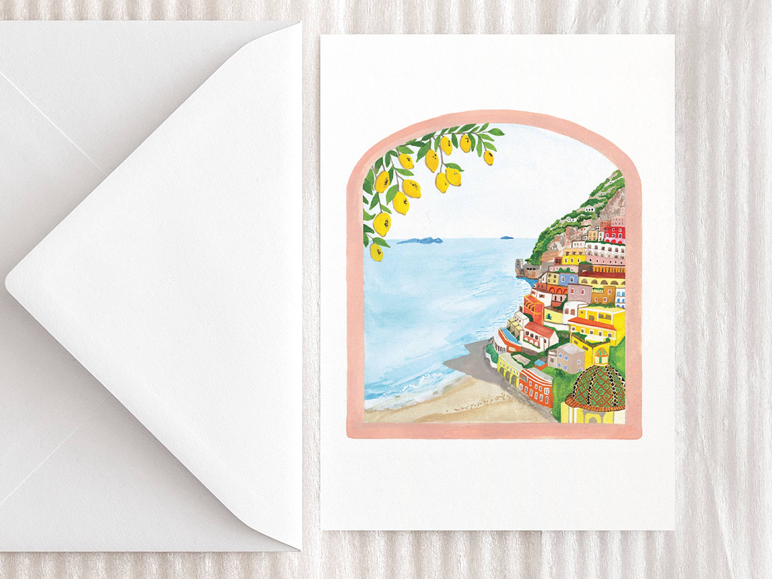Positano Greeting Card - Etsy