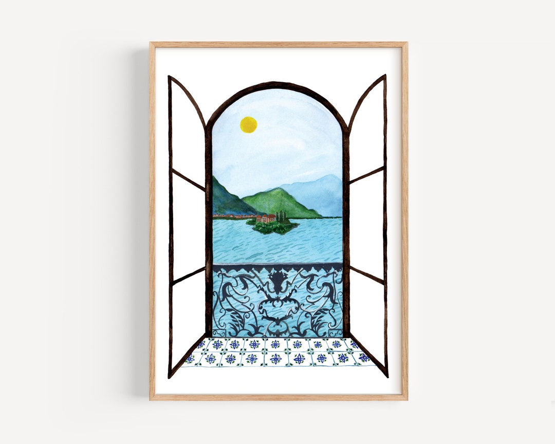 Lake Maggiore Italy Lago Maggiore Italia Art Print A4 or A5 - Etsy