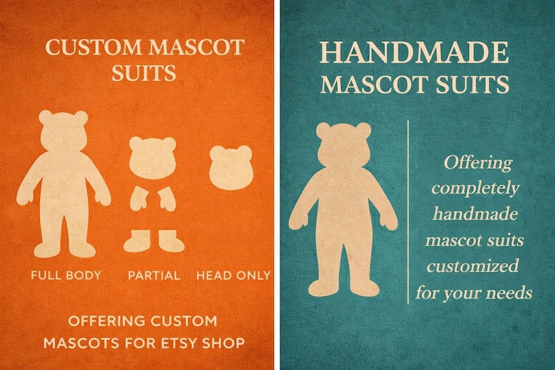 Custom Unique Full Body Mascot Suite – Personalized Design – Premium ...