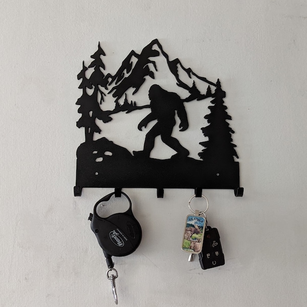 Metal Mountain Wall Key Holder - Etsy