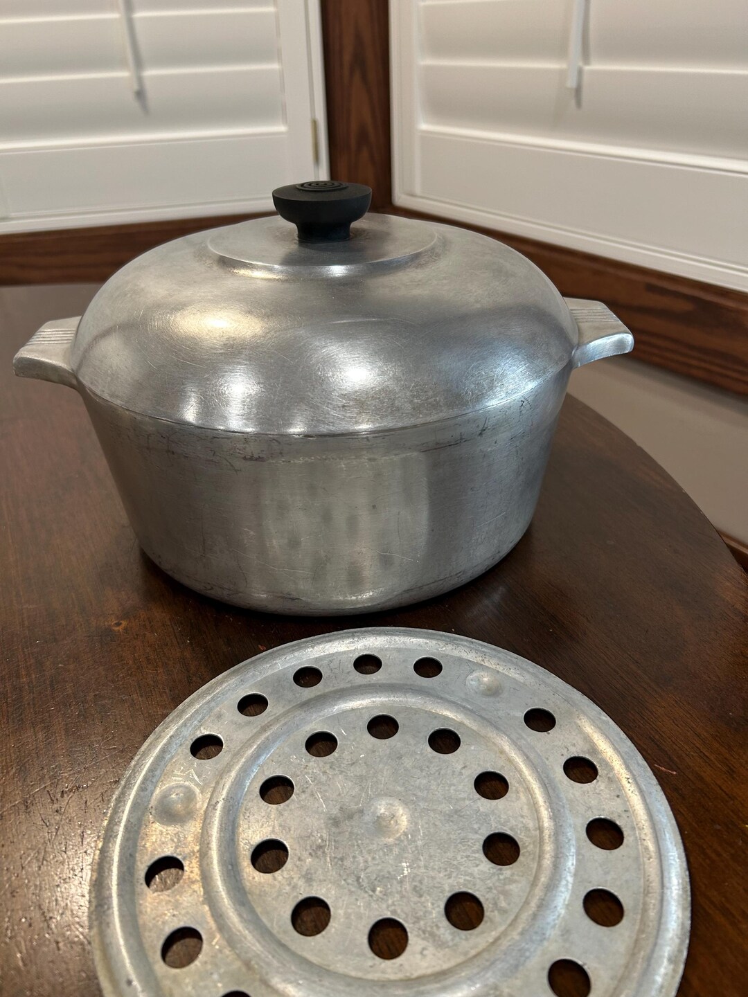 Magnalite 5 Quart Dutch Oven Roaster Pot With Trivet and Self Basting Lid 4248 Magnalite EUC - Etsy