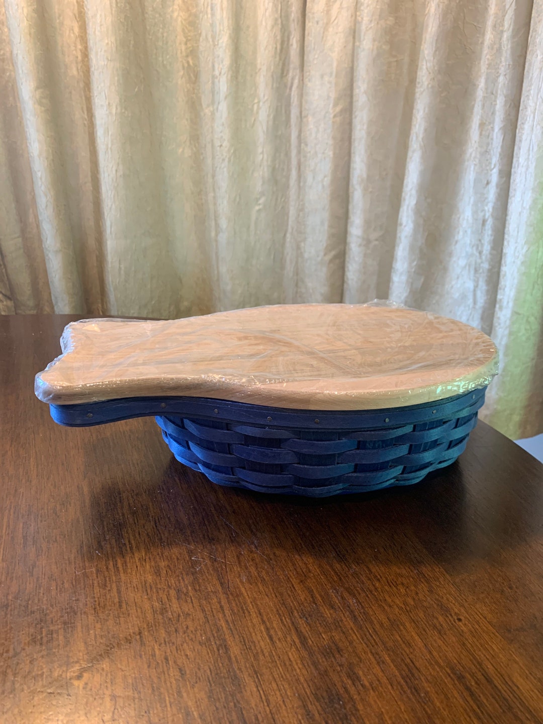 Longaberger Large Fish Basket Blue Finish With Plastic - Etsy