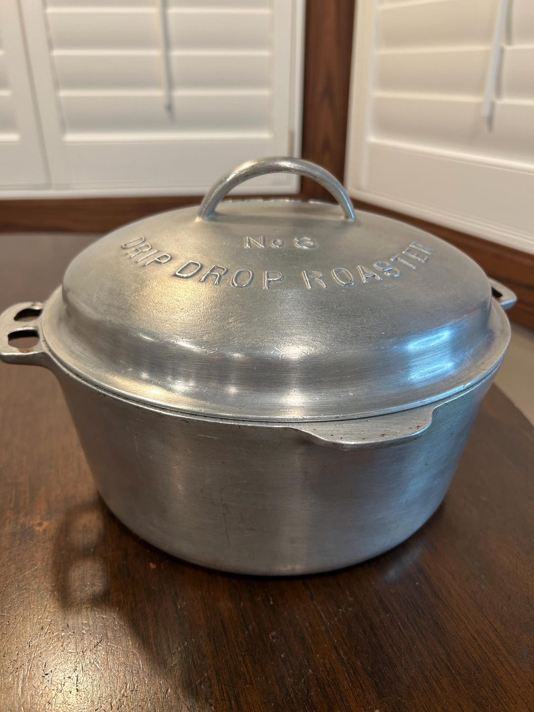 Wagner Ware 5 Quart Dutch Oven Round Roaster Drip Drop Round Roaster ...