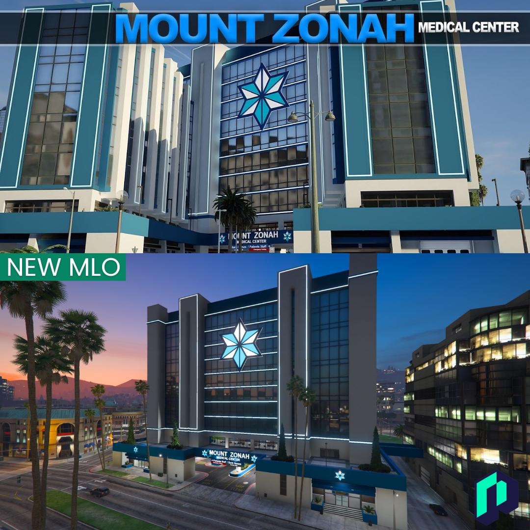 Fivem Mount Zonah Medical Center Mlo: Custom Interior - Etsy
