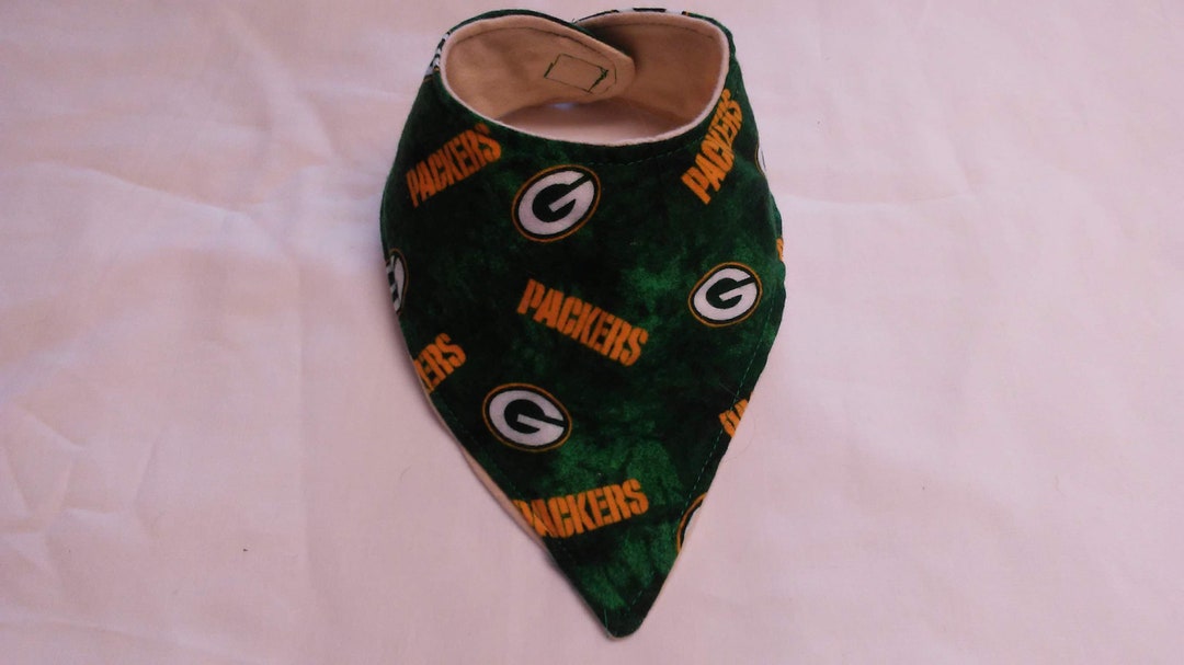 Green Bay Packers Baby Bandana Bib - Etsy