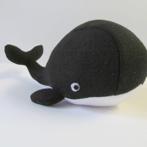 Blake the Stuffed Black Whale - Etsy