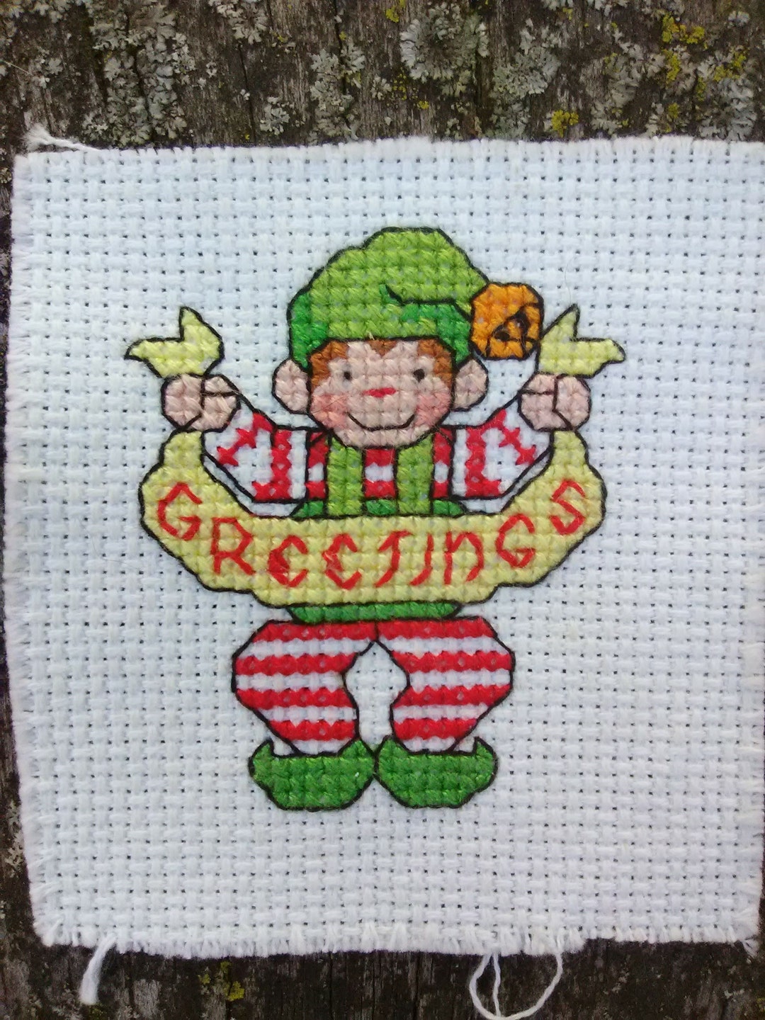 Elf Cross Stitch Sampler - Etsy