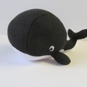Blake the Stuffed Black Whale - Etsy