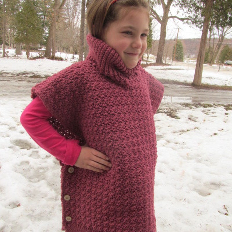 Sweater Poncho - Etsy
