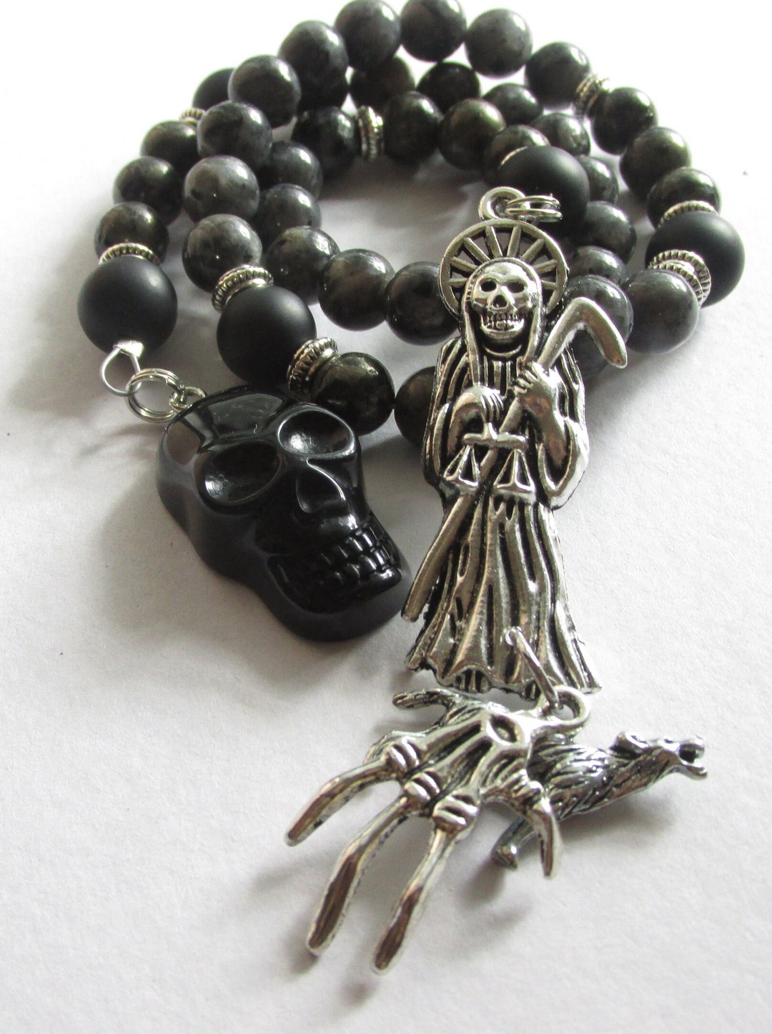 Hel Devotional Beads Norse Goddess of Death and Underworld Pagan Prayer ...
