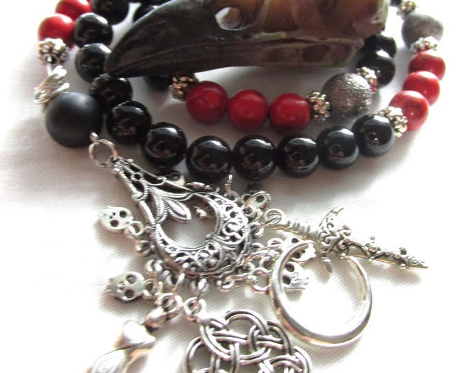 Celtic Goddess Morrigan Macha Pagan Prayer Beads Devotional Beads ...