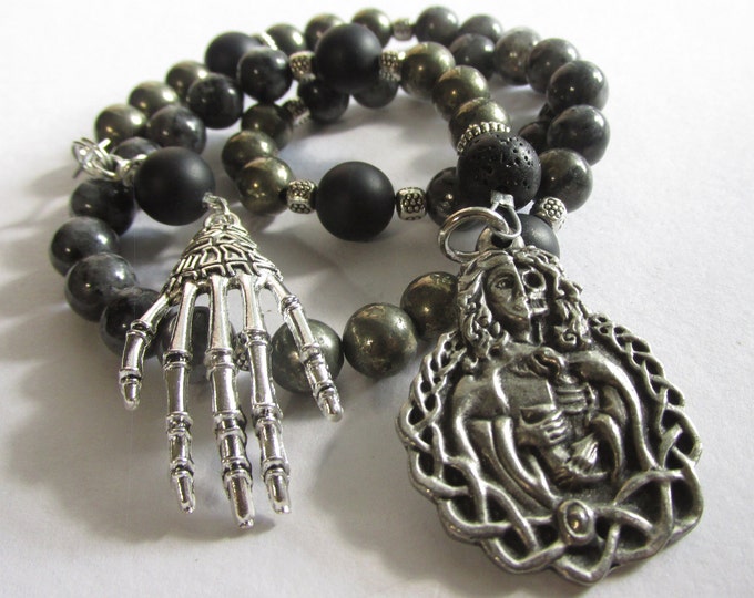 Hel Devotional Beads Norse Goddess of Death and Underworld Pagan Prayer ...