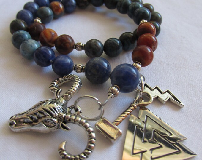 Norse God Thor/thunor Prayer Beads Pagan Prayer Beads Heathen Gods ...